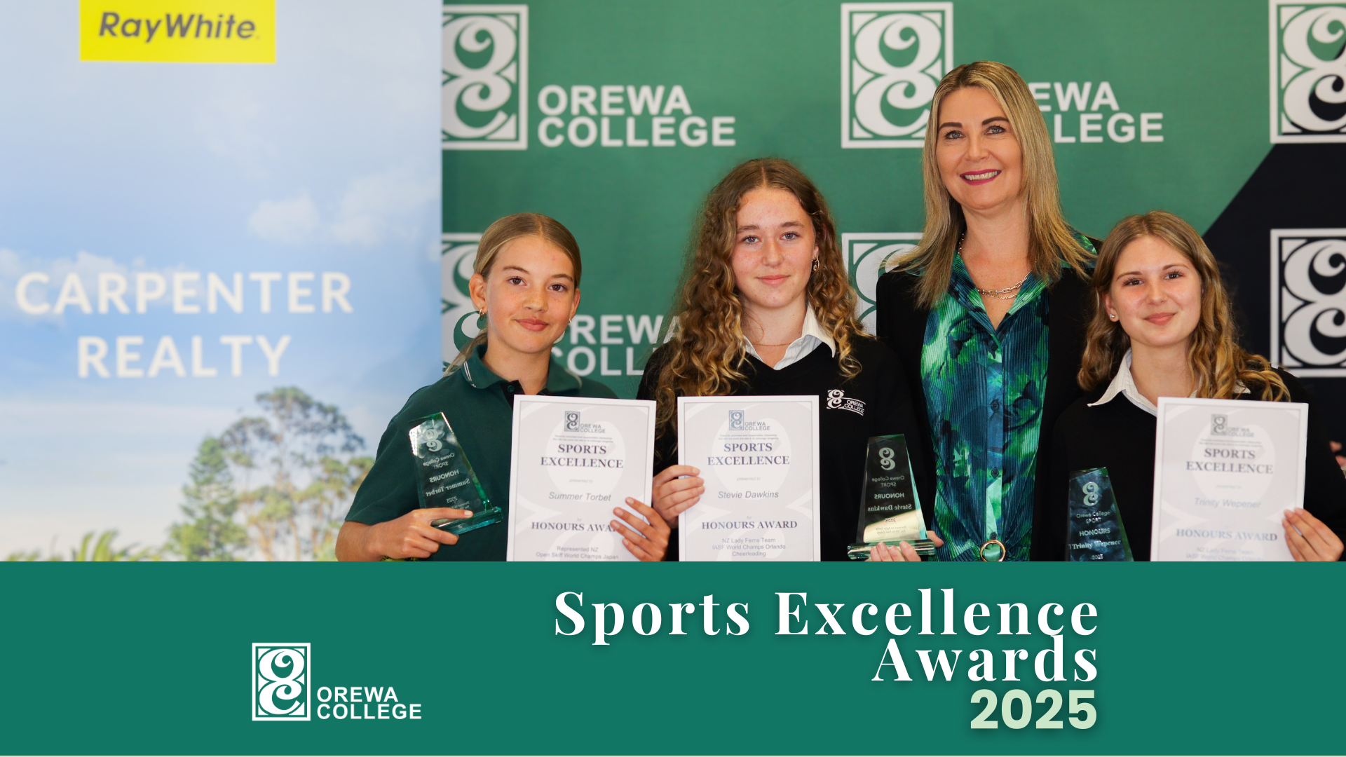 Celebrating Our Top Athletes at the Sport Excellence Awards - Orewa Coll