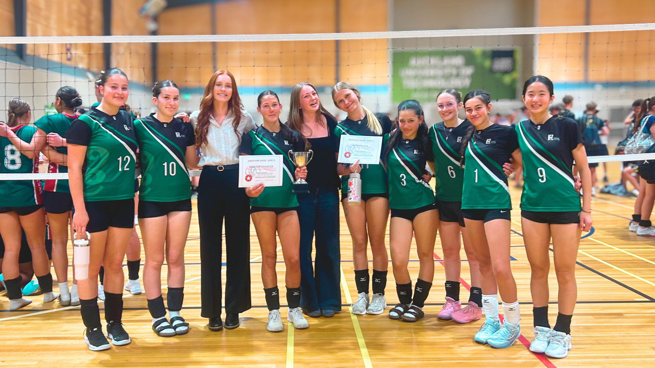 Junior A Volleyball Girls Win Super League Championship - Orewa College