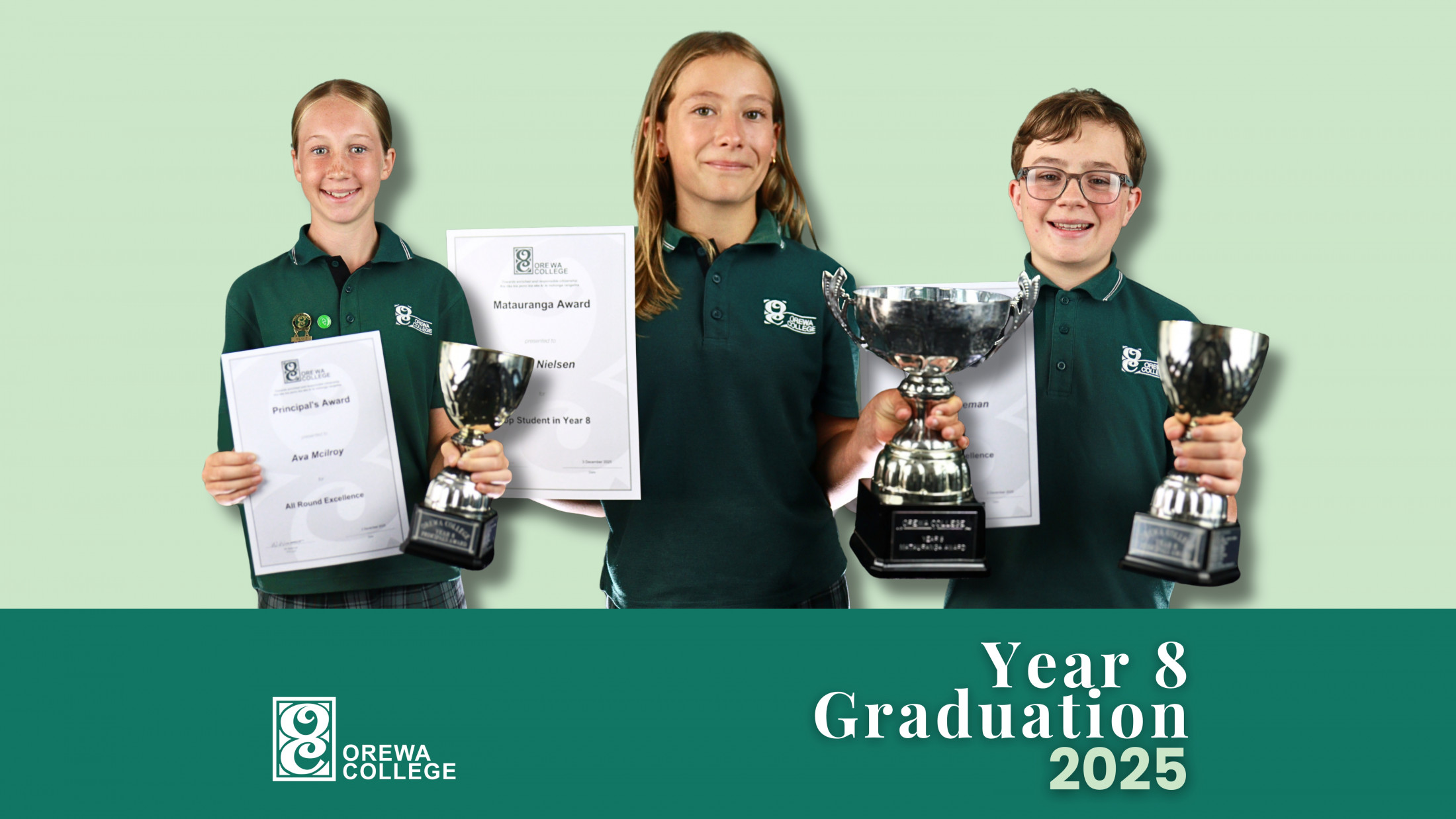 Celebrating Excellence at Year 8 Prizegiving - Orewa College